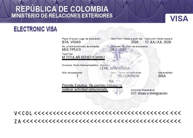 Visa de Trabajo en Colombia - Requisitos de visa de Trabajo 2026
